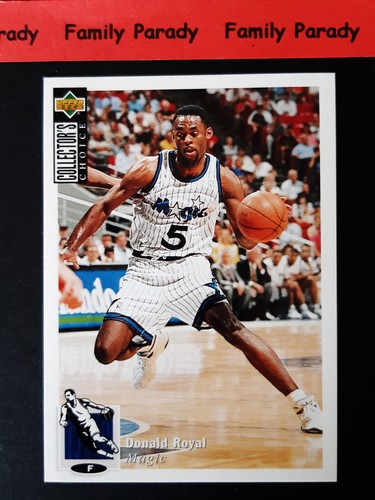 Upper Deck NBA Basketball 95-96 Stickers Donald Royal 193 Orlando Magic ...