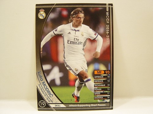 Panini WCCF 2016-17 Luka Modric 1985 Croatia No.19 Real Madrid CF Spain ...