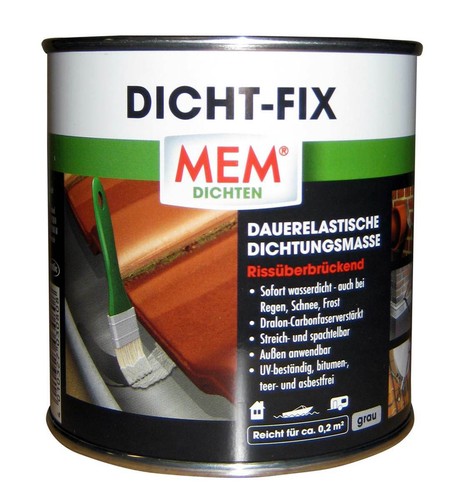 MEM Dicht-Fix 375 ml Dichtungsmasse Dichtmasse Dichtstoff grau Dach ...