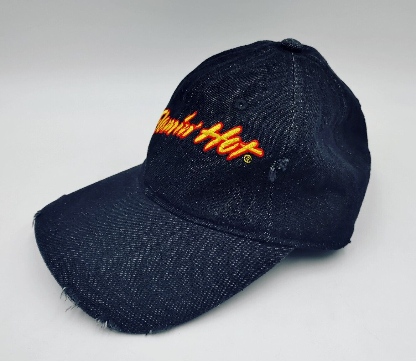 Cheetos Flamin Hot Hat Black Distressed Cap Adjustabl… - Gem