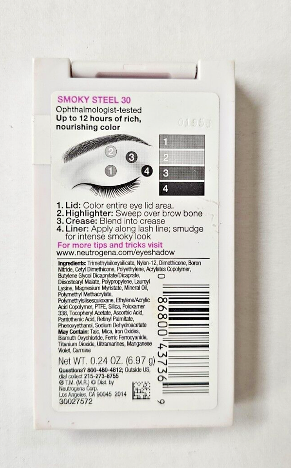 B2G1 FREE Neutrogena Nourishing Long Wear Eye Shadow 10, 20, 30, 40, 60 ...