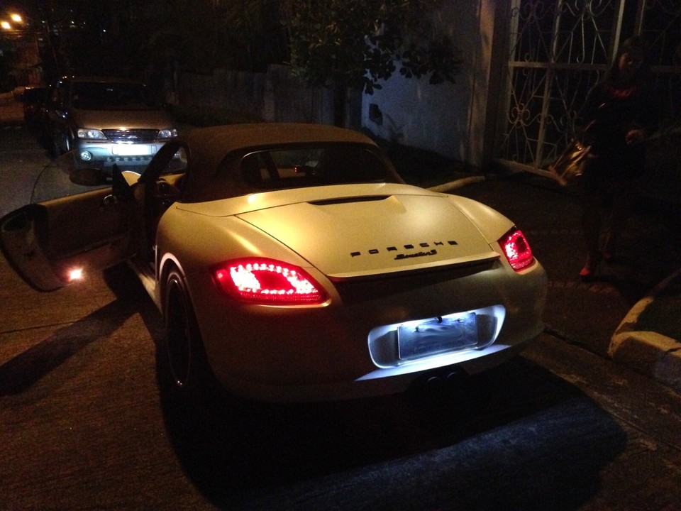Porsche Boxster 987 Cayman LED Tail Lights RED CLEAR 2005 to 2008 | eBay