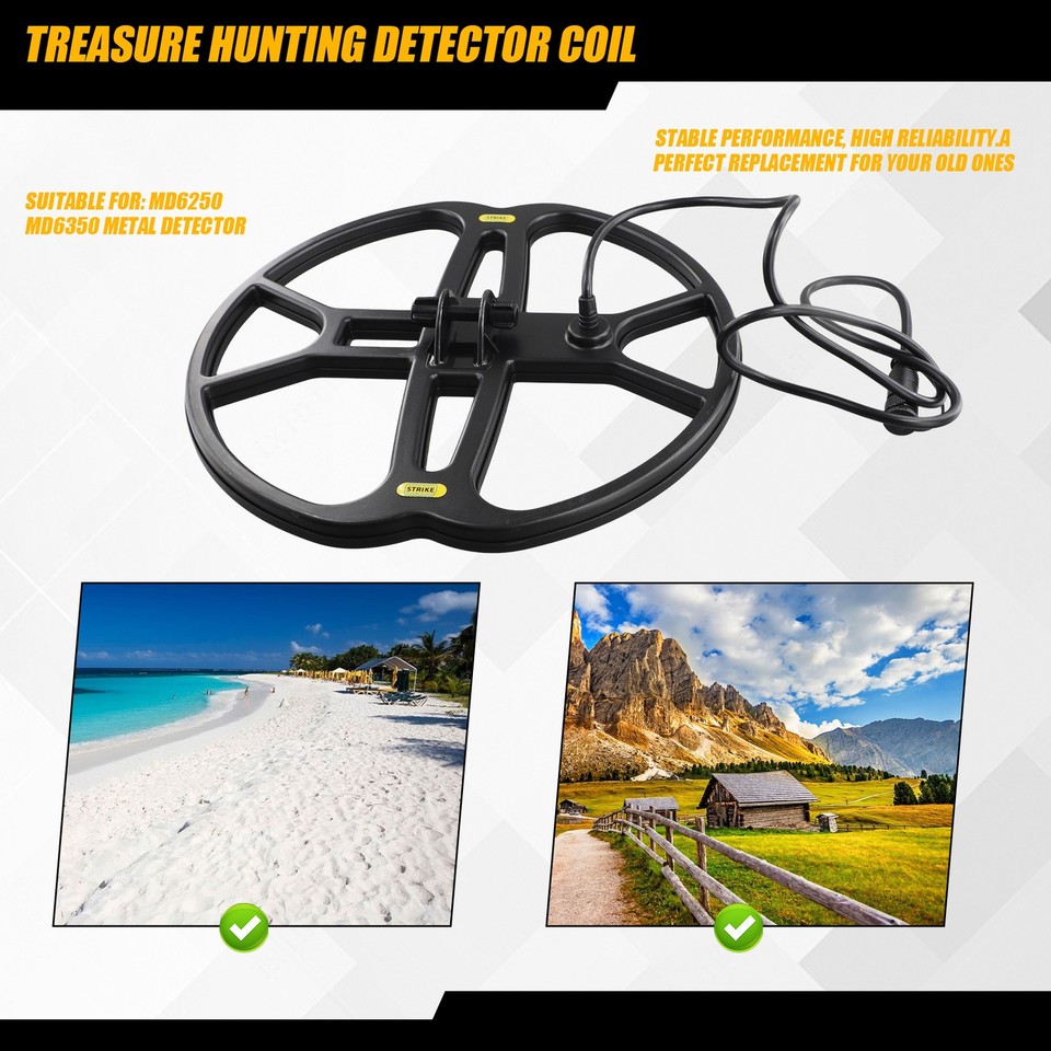 Professional Underground Metal Detector Coil for MD6250 MD6350 Coil ...