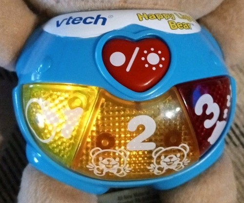 VTech Happy Lights Bear Car Seat Stroller Baby Interactive Toy Music ...
