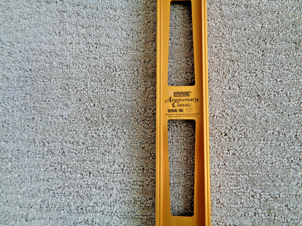 EMPIRE 48" ALUMINUM LEVEL 75th ANNIVERSARY CLASSIC MODEL 890-48 | eBay