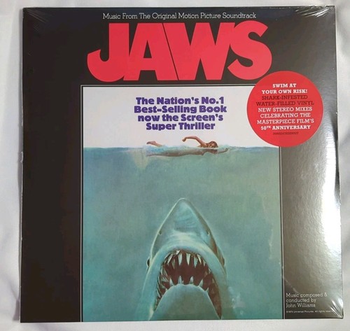 JAWS Soundtrack Shark-Infested Water-Filled Vinyl - Numbered /1975 - IN ...