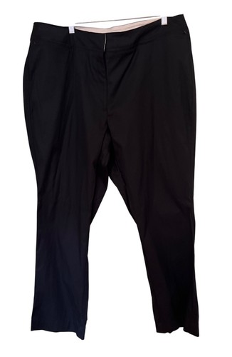 Lane Bryant Venezia Womens Black Tall Pants Size 22 Tall Business ...