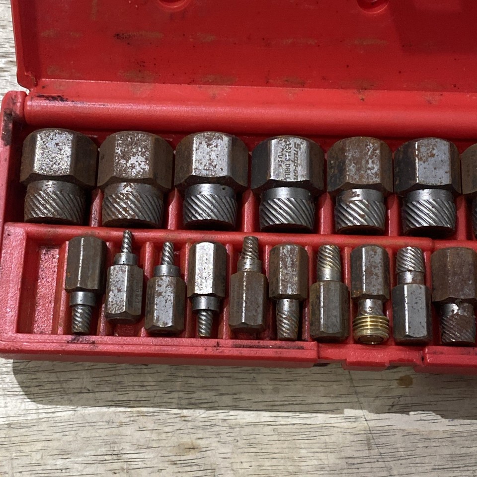 SNAP-ON TOOLS 25 PIECE SCREW EXTRACTOR SET MODEL REX25A | eBay