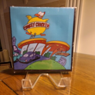 Winter 2020 Nick Box Chokey Chicken Wall Canvas 6" X 6" | eBay