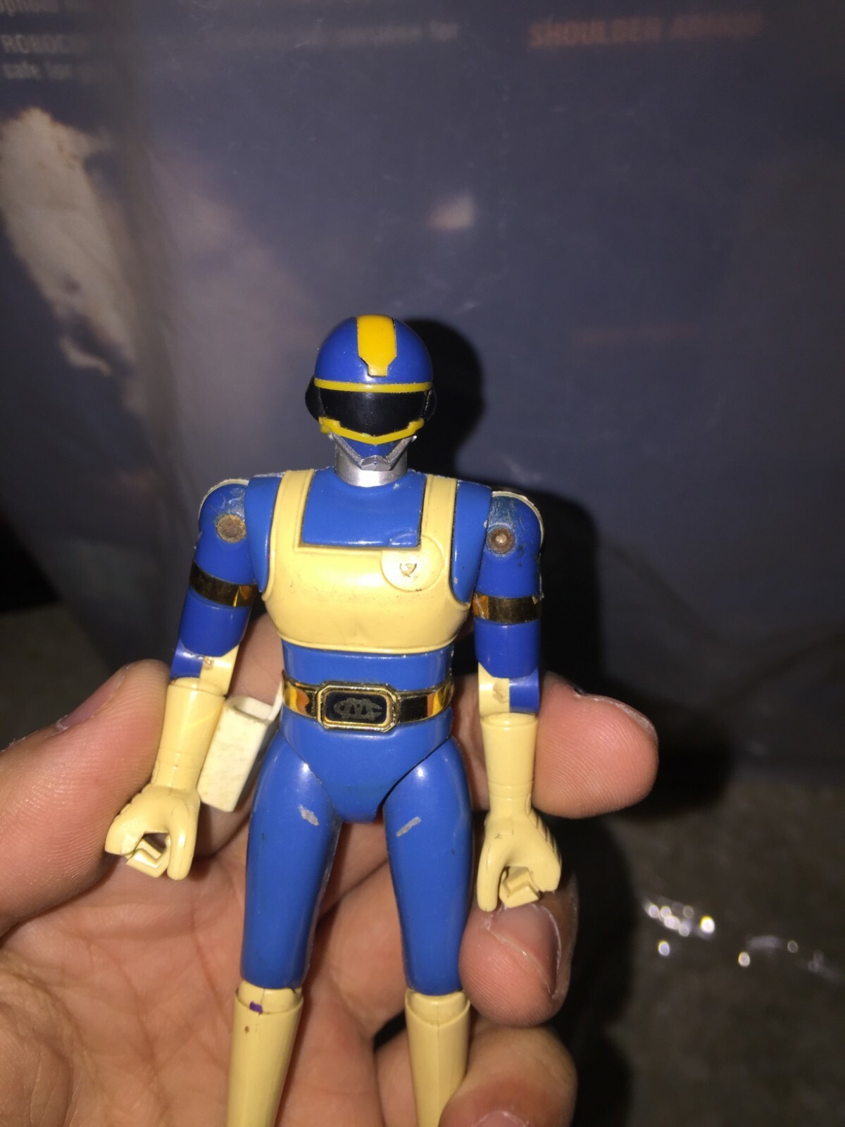 Dengeki Sentai Changeman Change Pegasus Blue Bandai Gc-24 Metal mixed ...