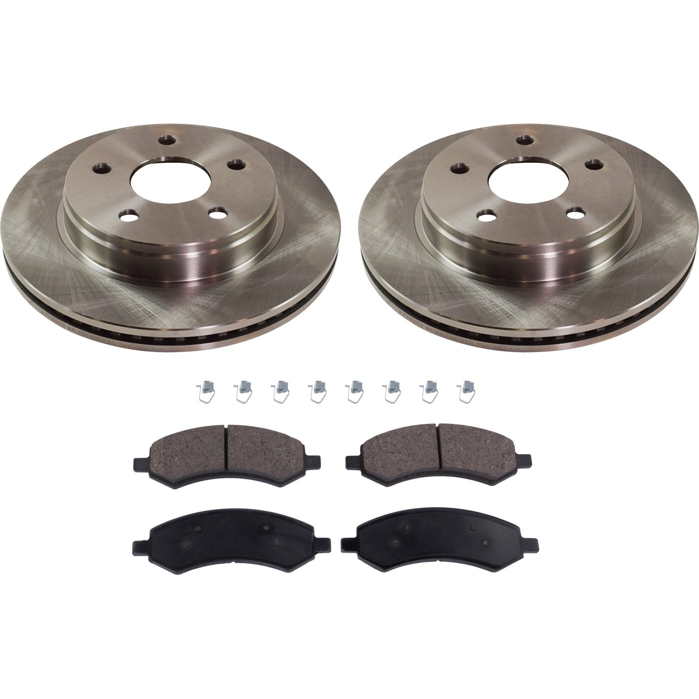 Front Brake Rotor Disc and Pad Kit For 2011-2018 Ram 1500 2006-10 Dodge ...