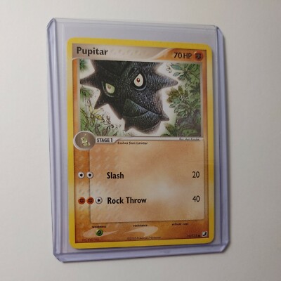 Pupitar 70/115 Common 2005 Ex Unseen Forces Pokémon Trading Card Near ...
