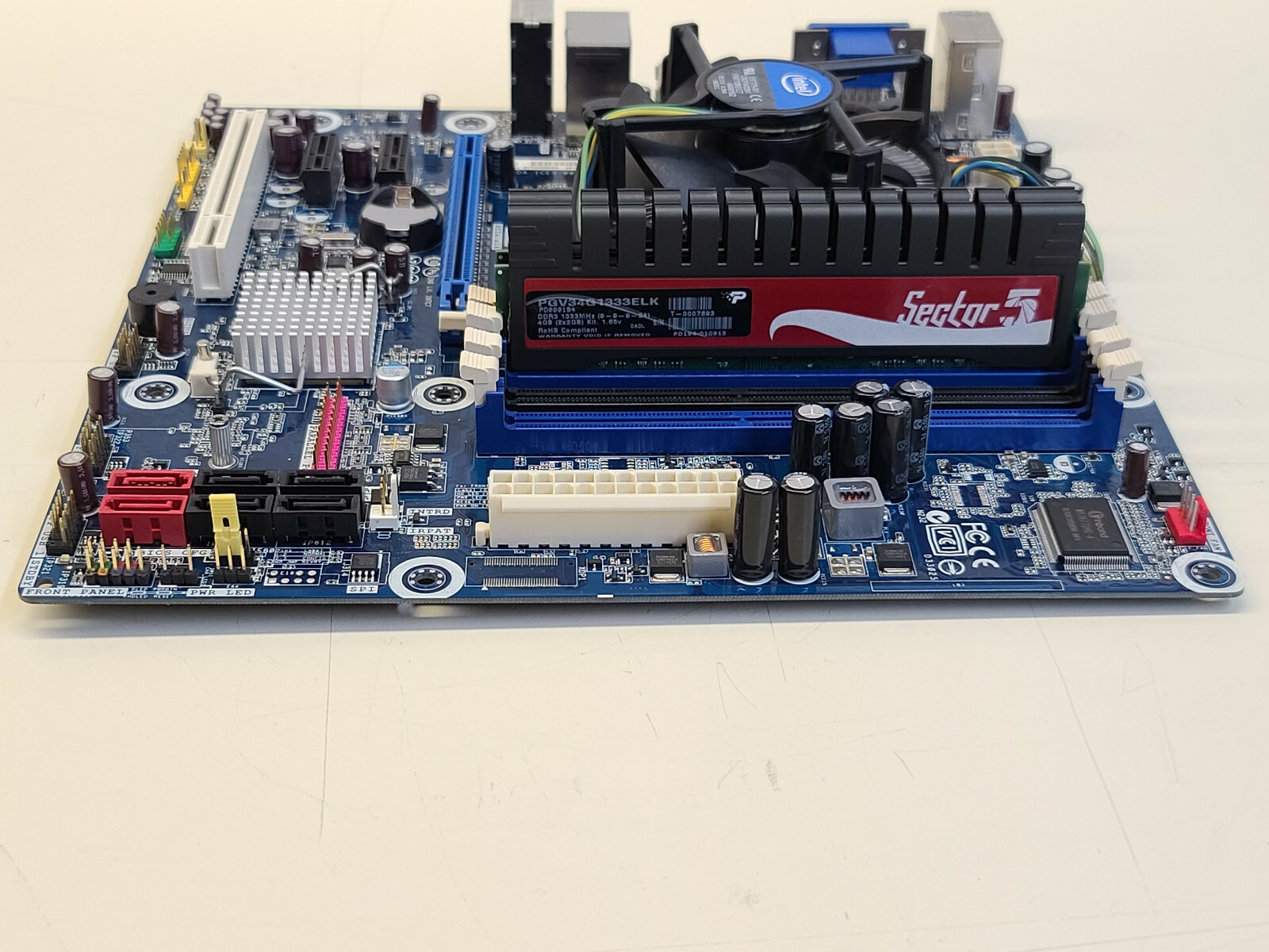 Intel DH55TC E70932-302 LGA1156 + Core i3-550 + 4GB + I/O Shield TESTED ...