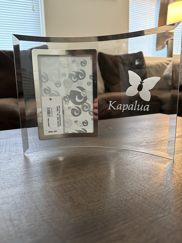 Curved Glass Free Standing Picture Frame For Single 4 X 6 Photo | eBay