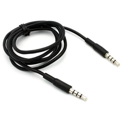 1M 3.5mm Mini Aux Cable Lead Stereo Jack to Jack Plug For Car Audio ...