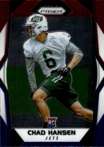 2017 Panini Prizm Chad Hansen #277 Prizm Red, White and Blue New York ...