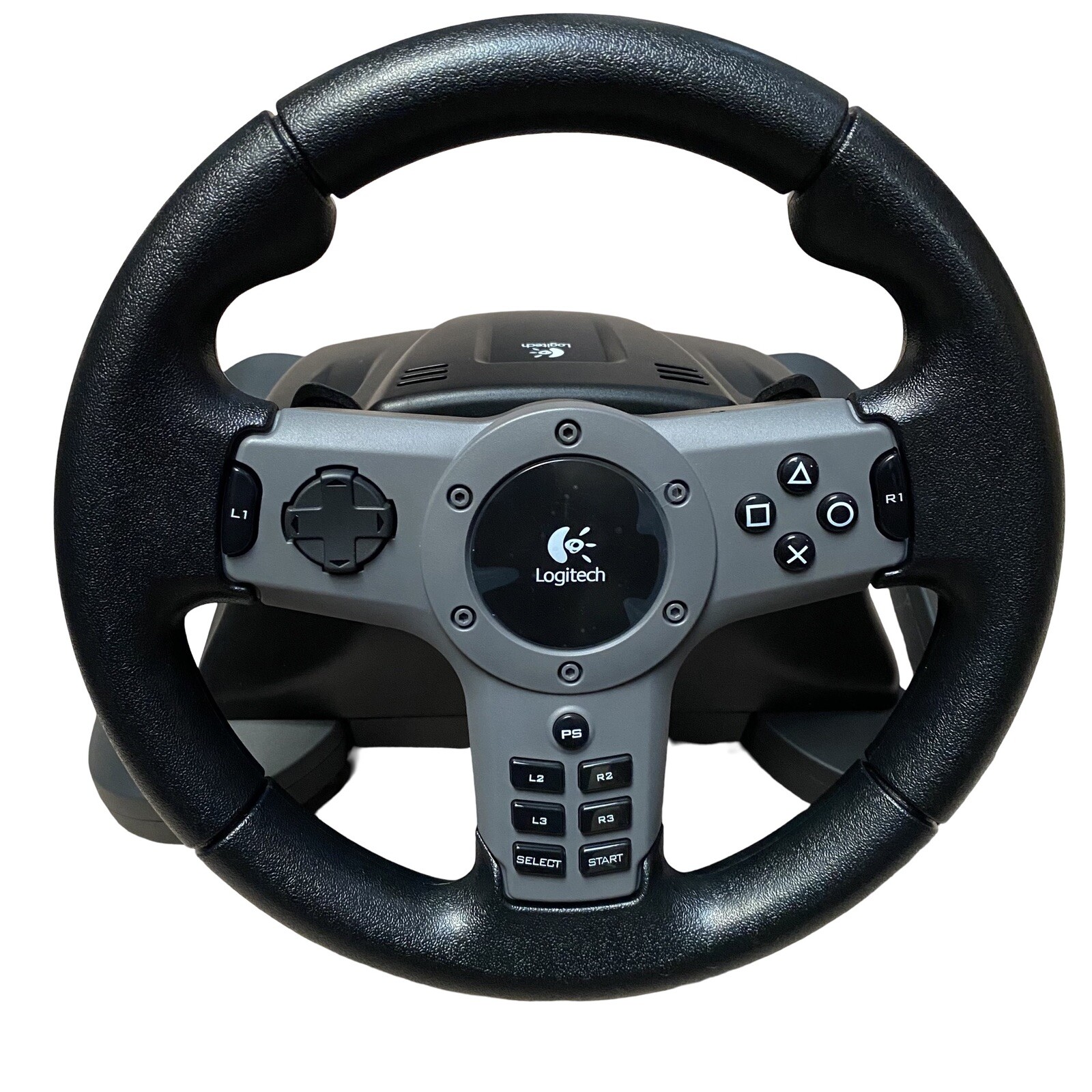 Ps3 Logitech Driving Force Feedback Wireless Racing Wheel PlayStation 3 ...