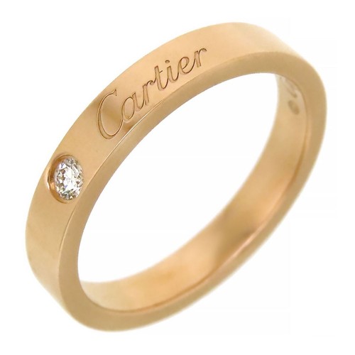 Fede nuziale CARTIER C de Cartier #50 B4086450 Au750 (K18PG) donna | eBay