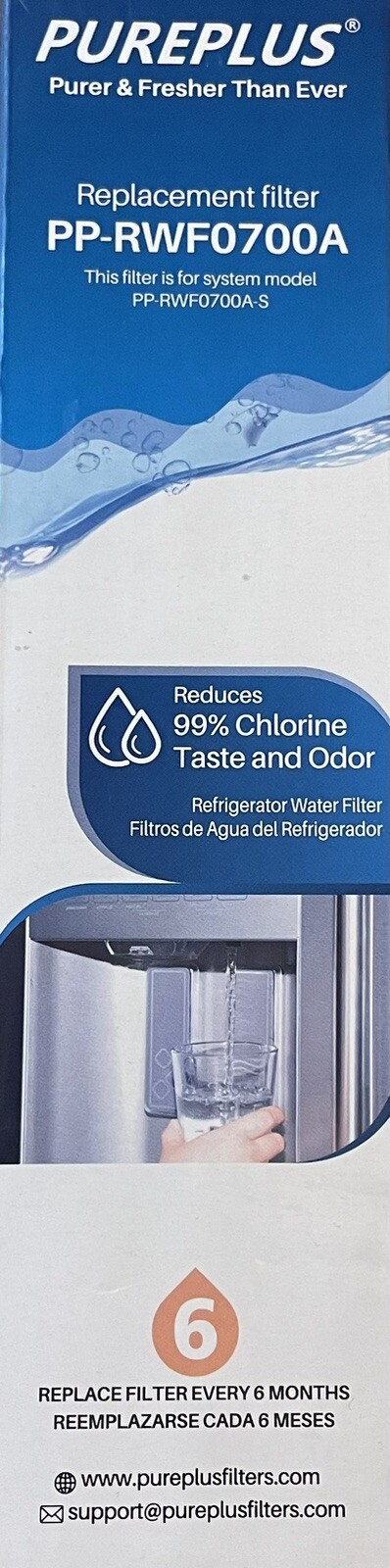 PUREPLUS PP-RWF0700A Refrigerator Water Filter Replacement Samsung ...