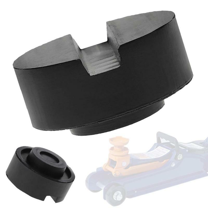 Black Rubber Slotted Floor Jack Pad Frame Rail Adapter For Pinch Weld ...