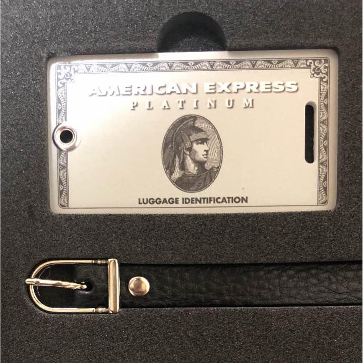 American Express Platinum Card Holders Member Limited Name Luggage Tag ...
