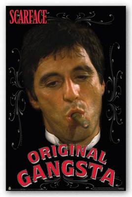 CRIME MOVIE POSTER Scarface Original Gangsta | eBay