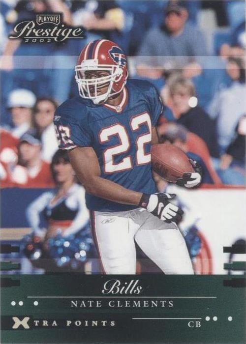 2002 Playoff Prestige - Nate Clements #18 Xtra Points Green /150 for ...