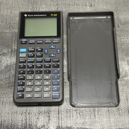 Texas Instruments TI-82 Graphing Calculator TESTED w/ Cover | eBay