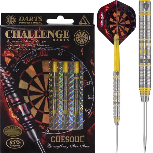 Cuesoul Multi Ring Darts Set Tungsten 22g 24g 26g Yellow Challenge ...