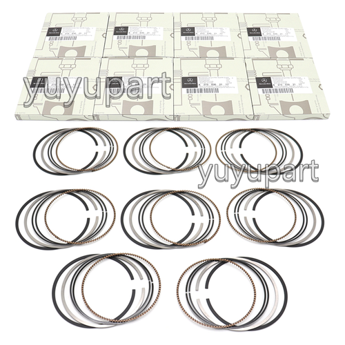 8x Piston Rings Set Φ98mm OEM A2730301517 For Benz W211 W212 W463 M273 ...