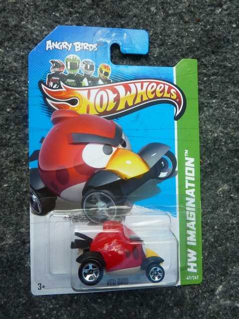2012 Hot Wheels Red Bird Angry Birds HW Imagination 5sp 1 64 Car for ...