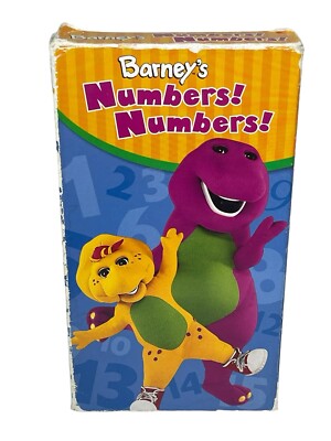 Barney Numbers! Numbers! VHS 2006 HiT Entertainment Barney Home Video ...