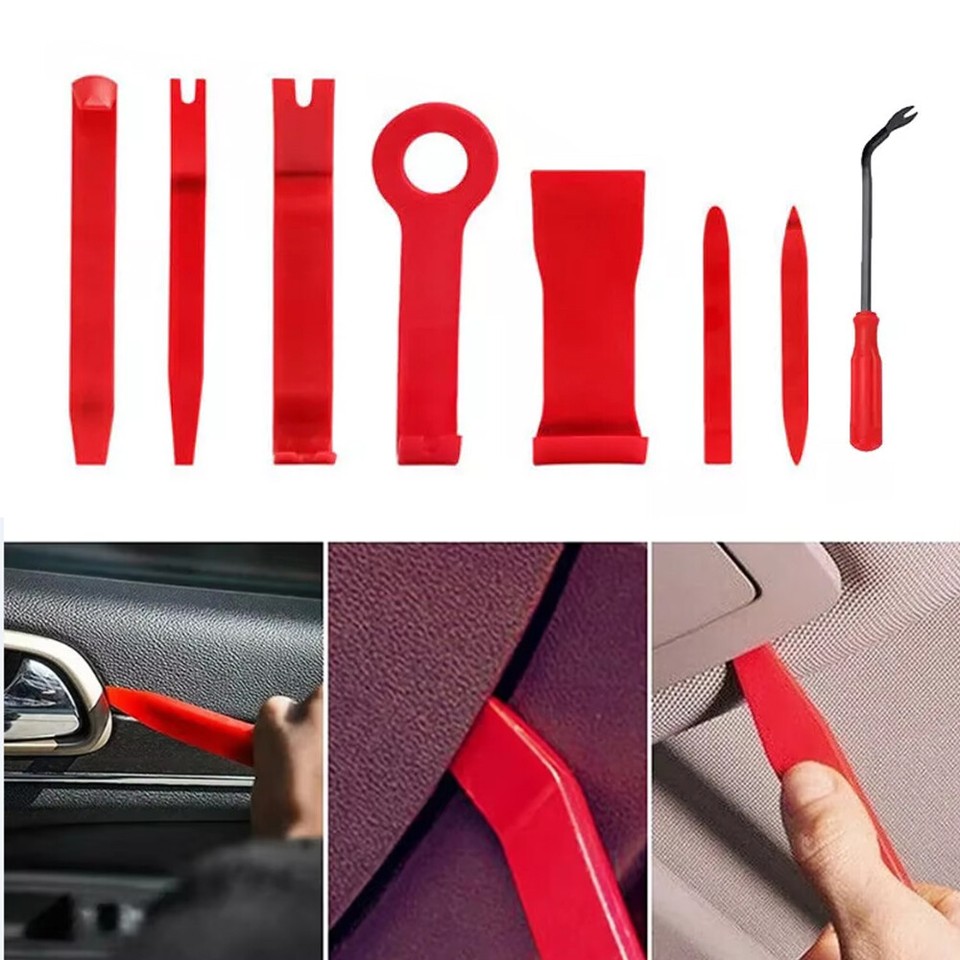 35PCS Car Door Open Unlock Tool Kit Emergency Open Fix Removal Molding ...