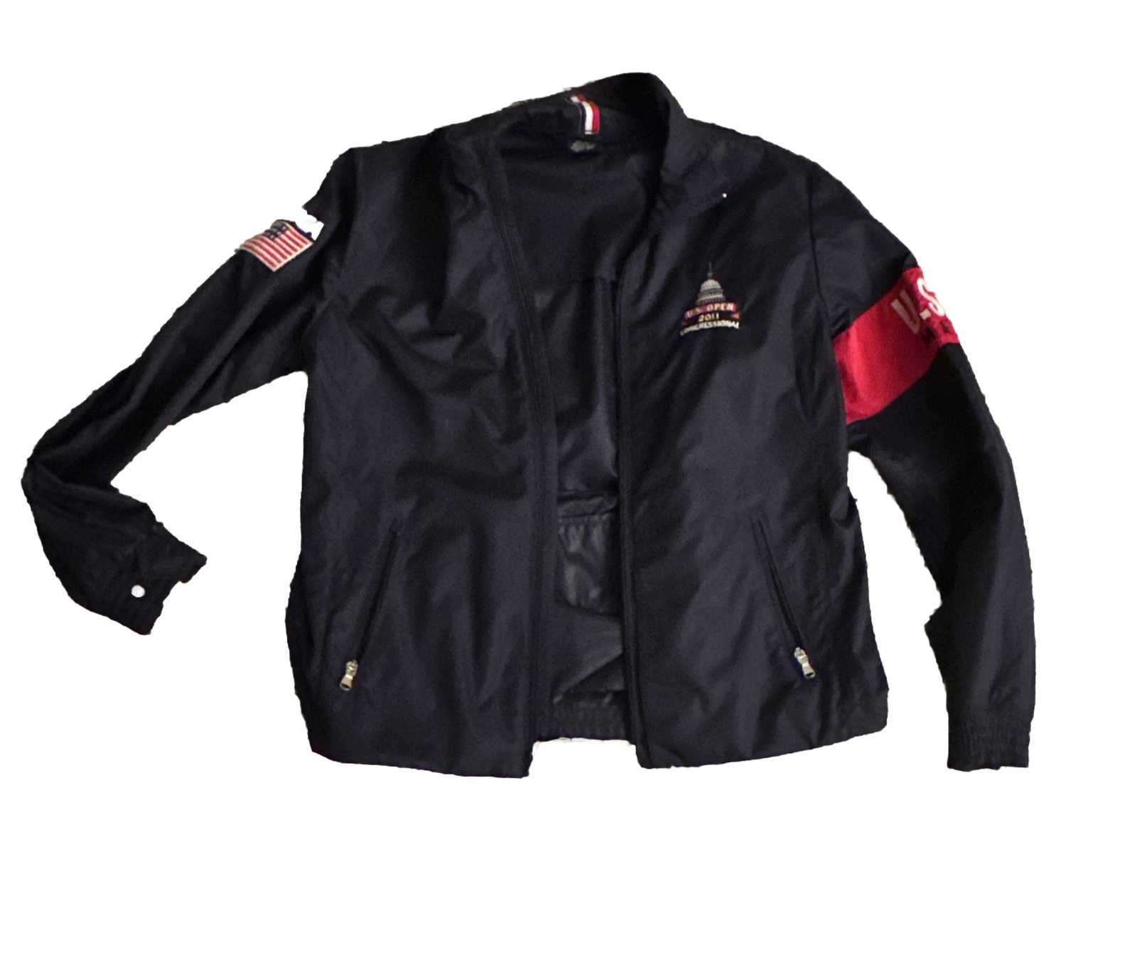 Us Open 2011 Navy Blue Congressional Ralph Lauren Marshall Jacket Size ...