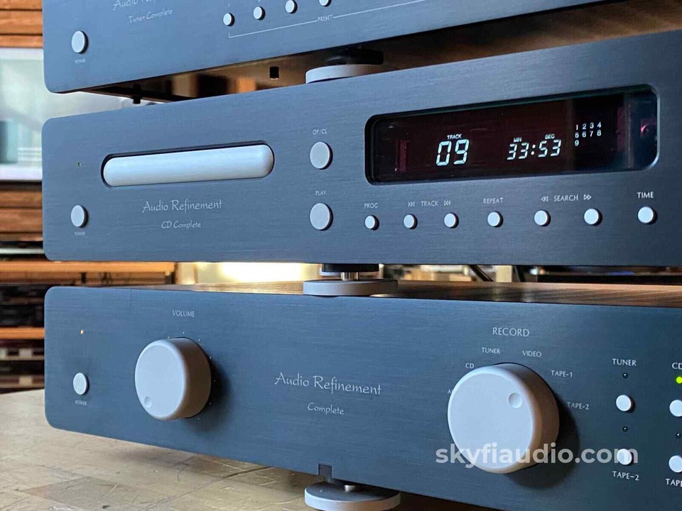 Audio Refinement Complete 3 Piece Set - Integrated Amp, CD, and Tuner ...