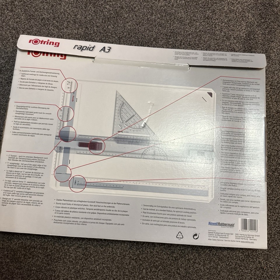 rotring rapid A3 drawing board. Art. R522403 & Junior Draughtsman ...