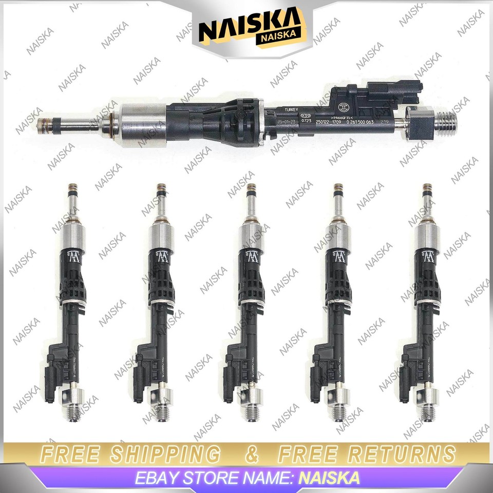 OEM 6x BOSCH Fuel Injector for BMW BMW 335i 535i X3 X5 3.0L N55 ...