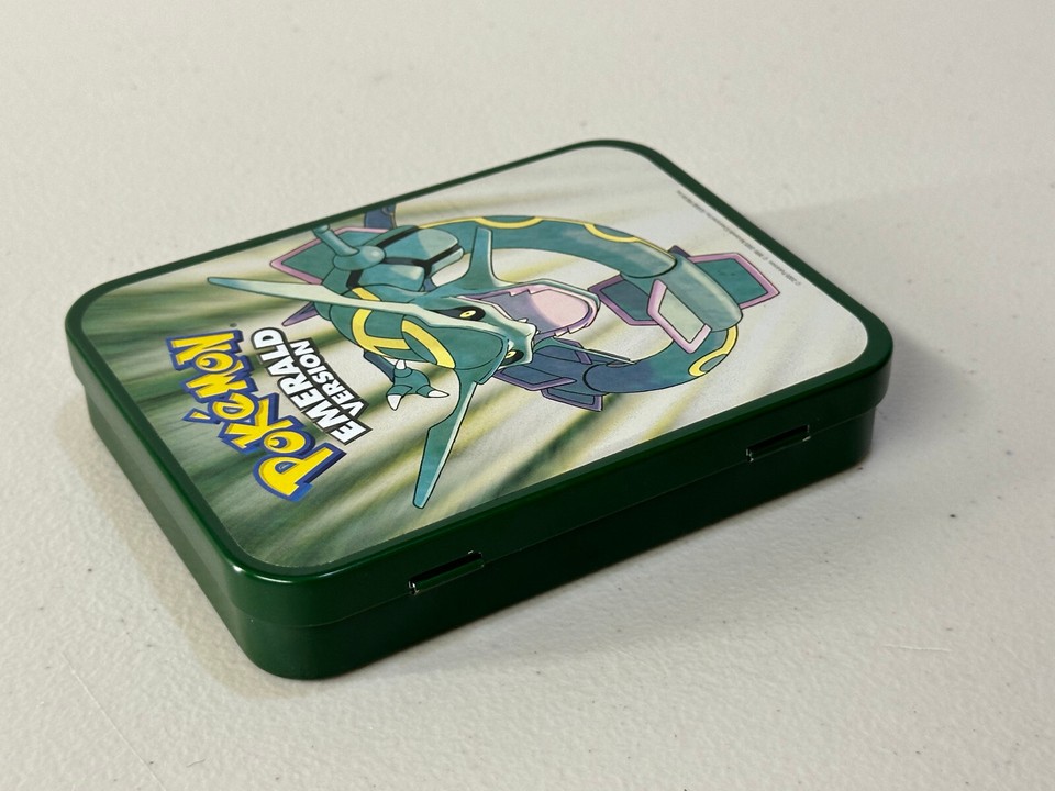 Pokemon Emerald Version Pre Order Collectors Tin Box With VIP Id Card ...