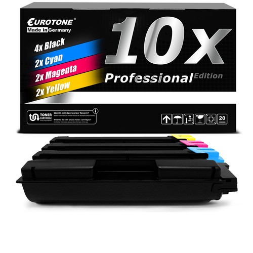 10x Pro Eurotone Toner F Sleeve R Triumph-Adler P-c 3060 MFP Per Ca ...