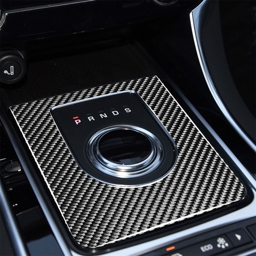 Carbon Fiber Gear Shift Panel Outer Frame Cover Trim Fit For Jaguar F ...