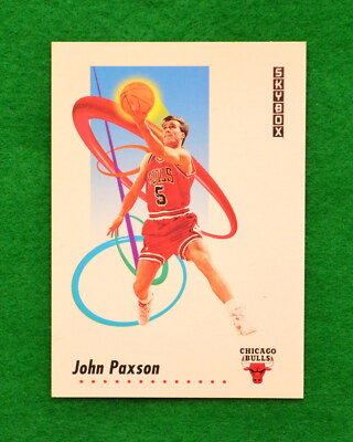 Vintage 1991 SKYBOX #42 "John Paxson" Chicago Bulls Athletics Card | eBay