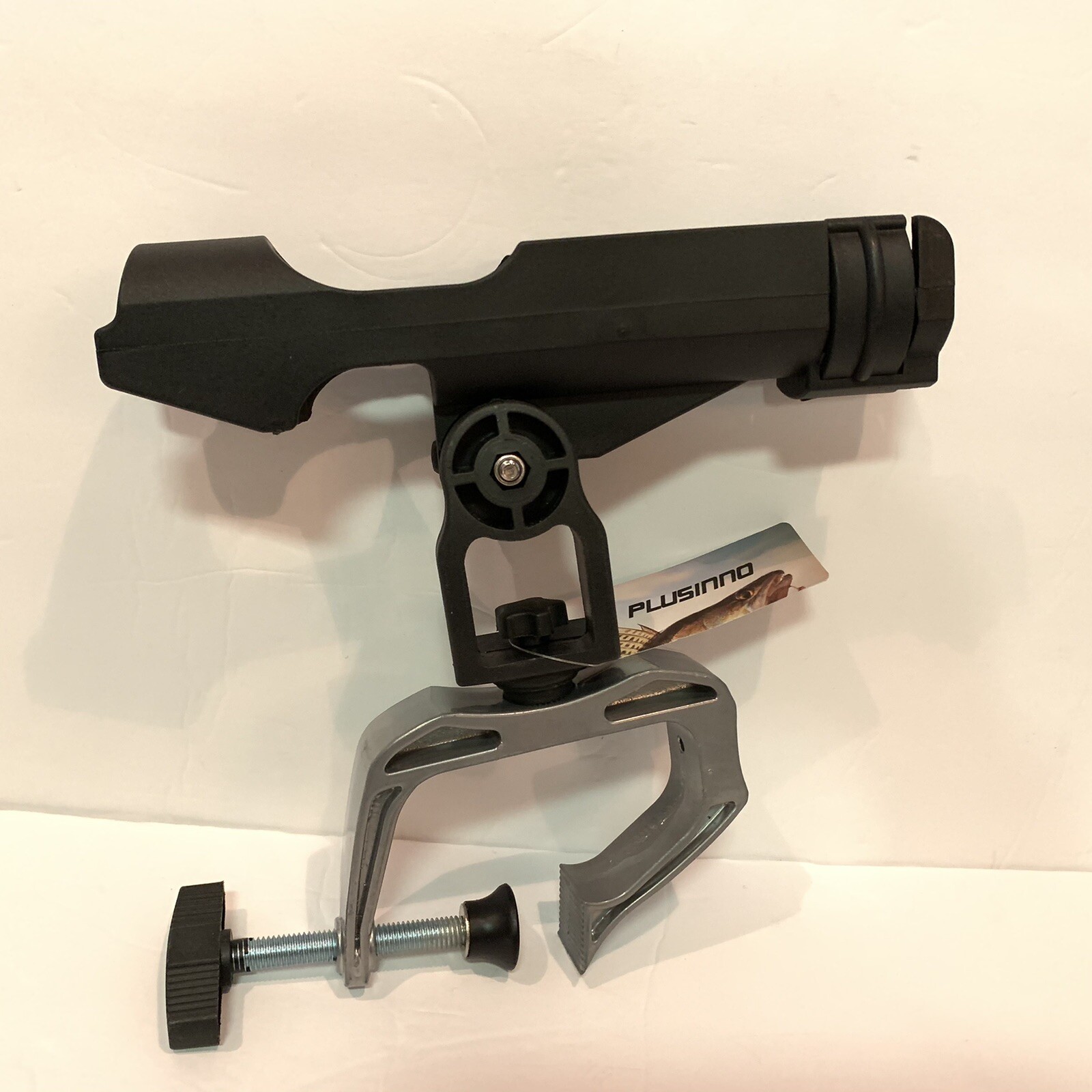 PLUSINNO Fishing Boat Rod Holder with Large Clamp Opening 360 Degree ...