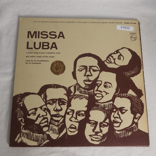 Les Troubadours Bu Roi Baudouin Missa Luba LP Vinyl Record Album | eBay
