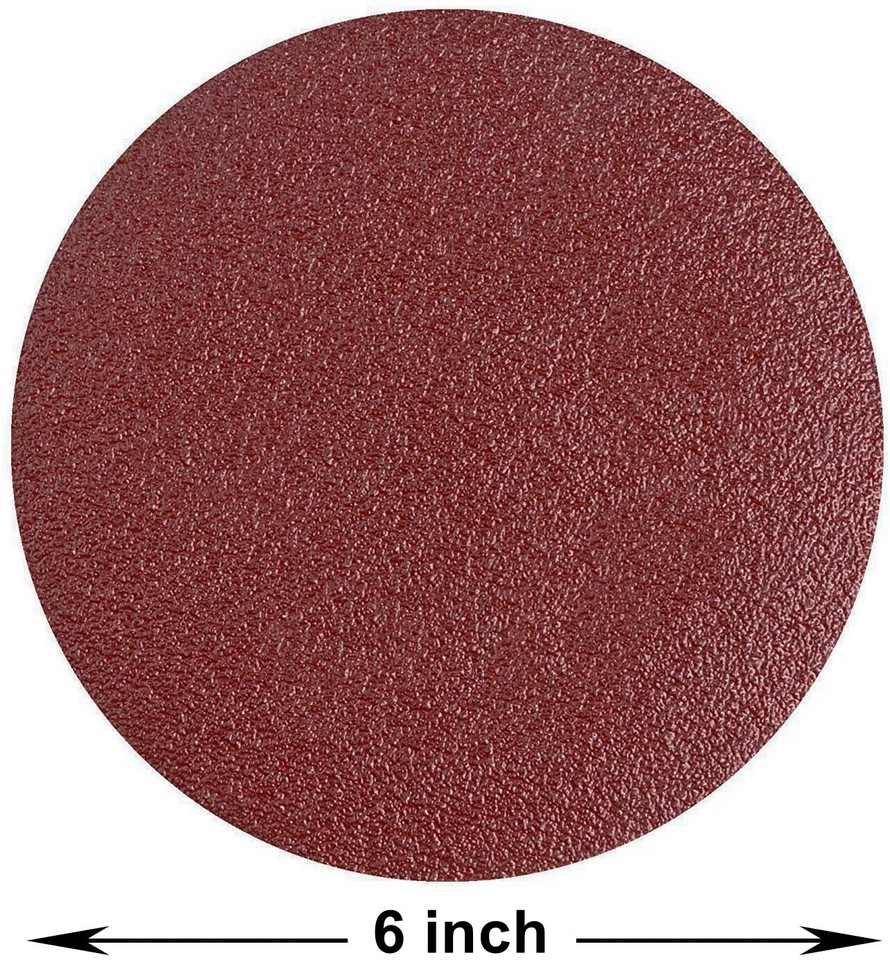 80Pack 6" PSA Self Adhesive 80-1000 Grit Sanding Disc Stick On ...