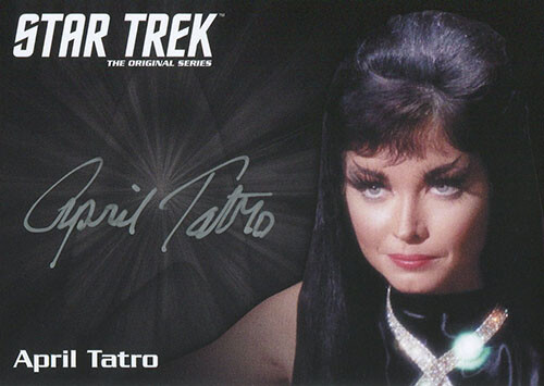 2020 RITTENHOUSE STAR TREK TOS INSCRIPTIONS AUTO APRIL TATRO AUTOGRAPH ...