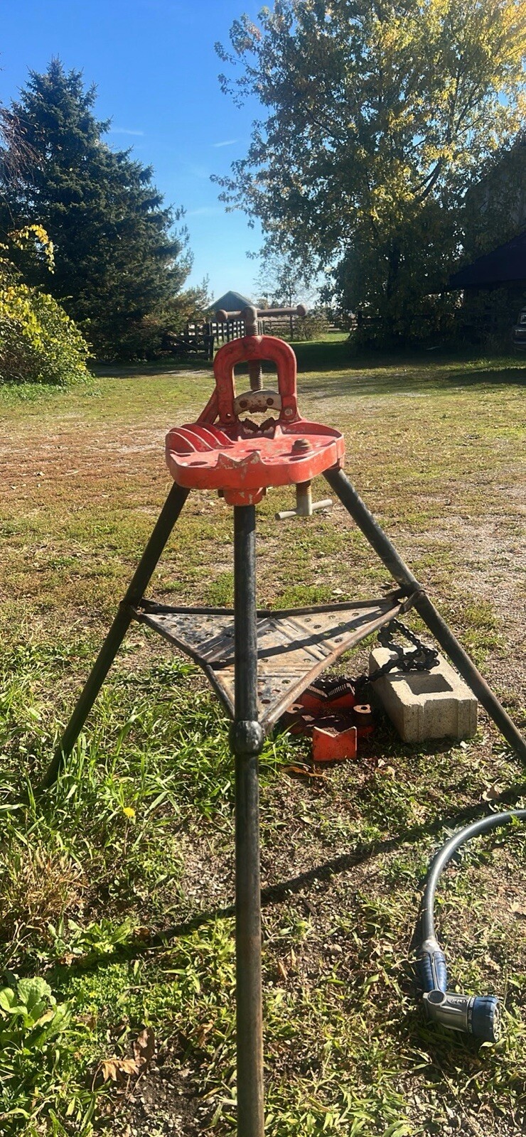 Ridgid Brand 40a Tri Stand Functional Condition Plumbers Tool | eBay