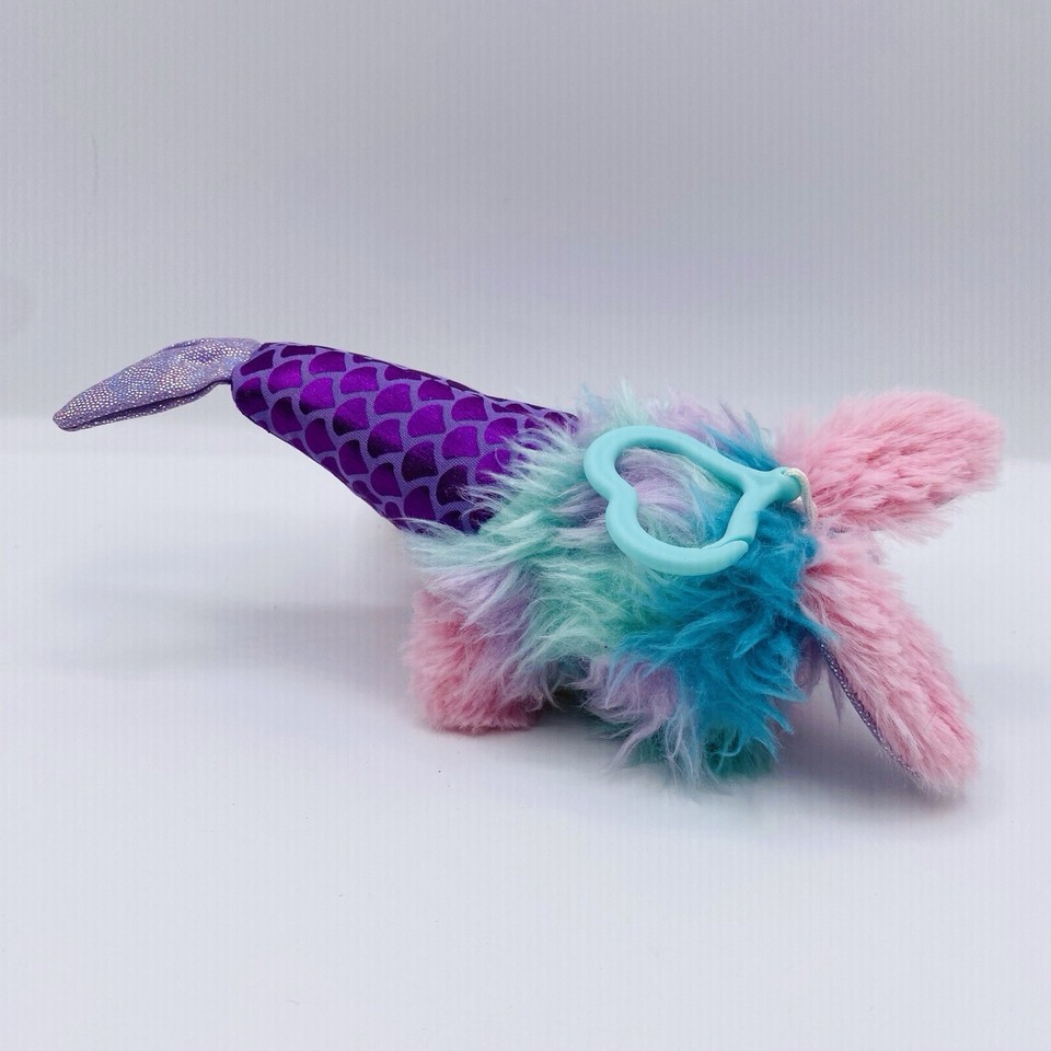 Scruff A Luvs Rainbow Bunny Rabbit Mermaid Plush 7” Long Clip | eBay