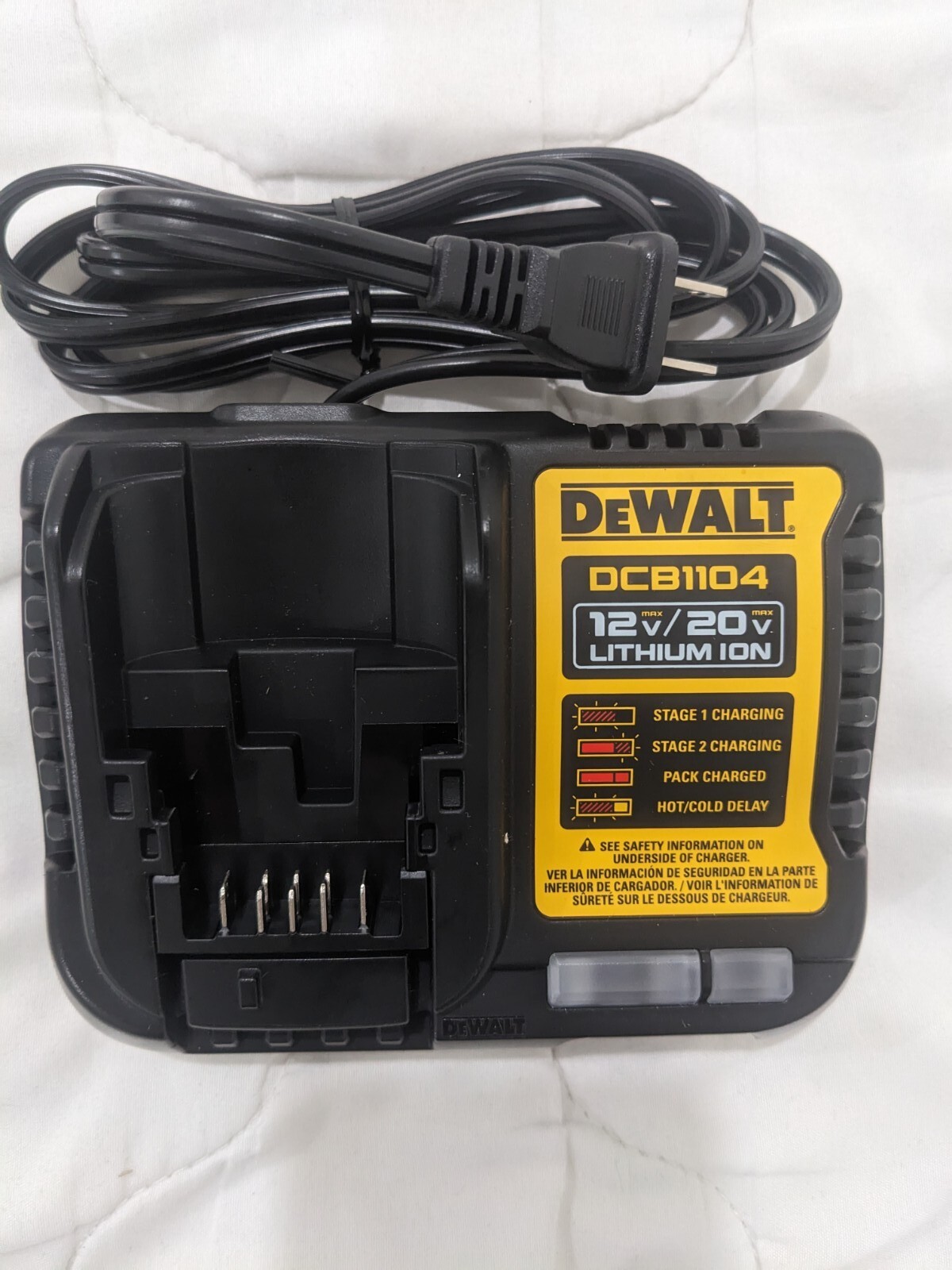 DeWalt DCB1104 12V/20V Battery Charger for sale online | eBay
