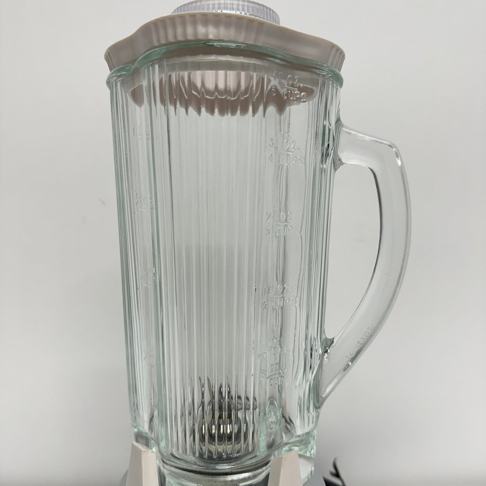 Waring Commercial Blender Model 51BL25 Glass Pitcher 5 Cup - White | eBay