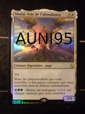 mtg magic Shalai, Voice of Plenty FOIL FRENCH vf fr Shalaï, Voix de l ...
